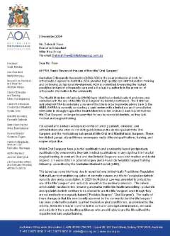 Advocacy - AOA | Australian Orthopaedic Association